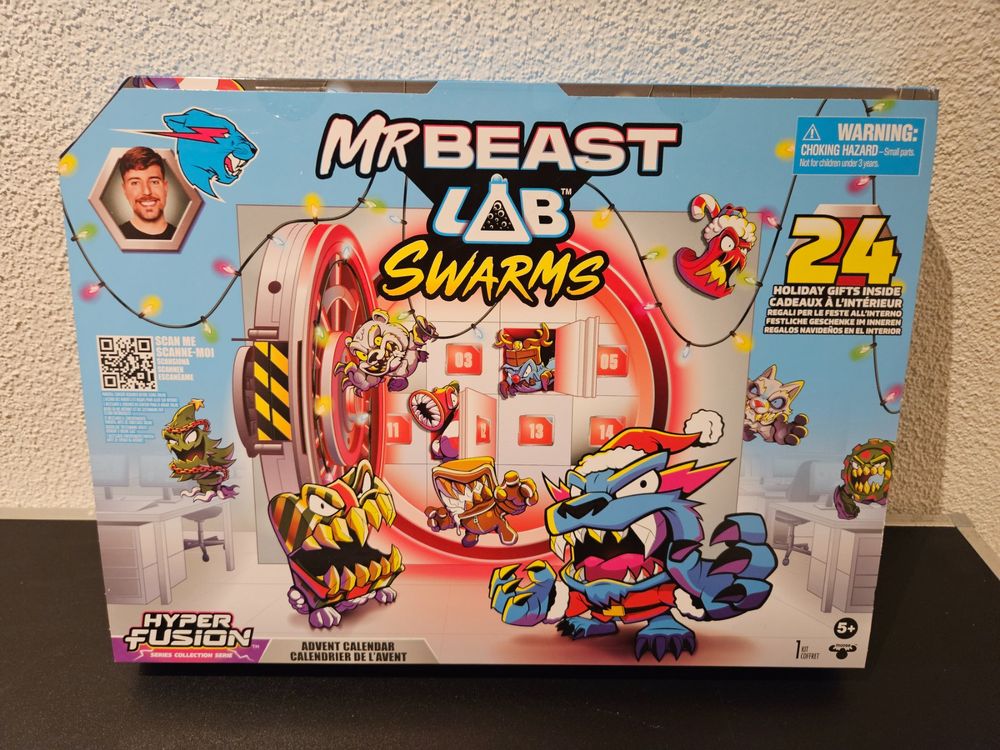 Neu - Mr. Beast LAB Swarms Adventskalender(Verp. Beschädigt) (Neu und ...