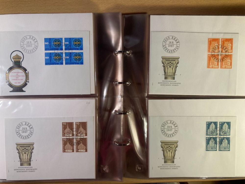 Ersttagsbriefe Schweiz Viererblocks, 1963-1984, 325 Briefe | Kaufen auf Ricardo