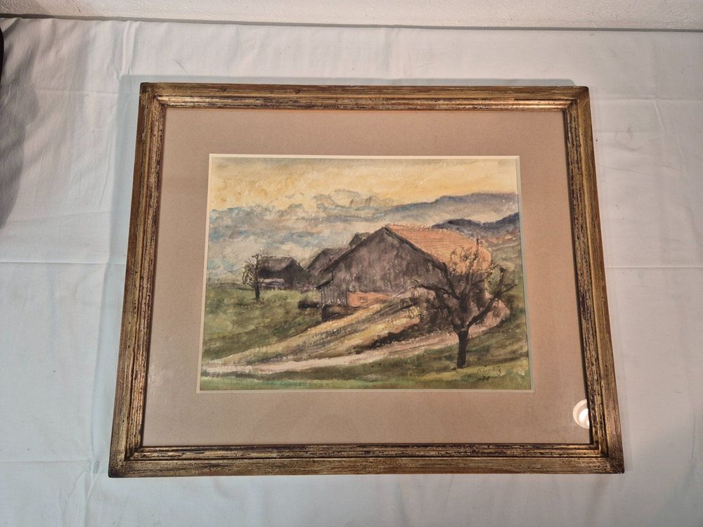 Aquarell von Reinhold Kündig (1888-1984), Ref. Nr. 98 (Gebraucht) in Au ...