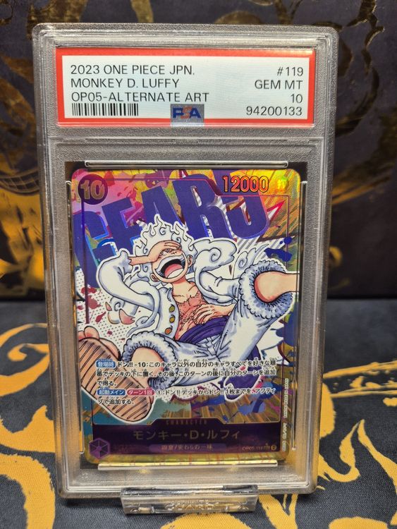 One Piece Monkey D. Luffy (JP) OP05-119 with case (Neu (gemäss ...