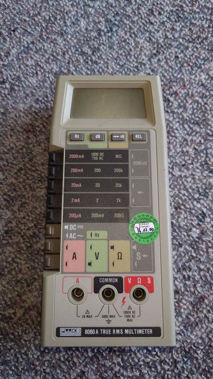FLUKE 8060A TRUE RMS MULTIMETER (Gebraucht) in für CHF 50 – mit ...