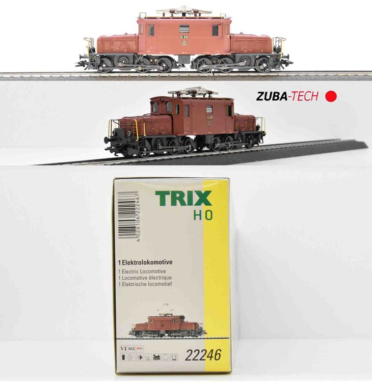 Trix 22246 E-Lok De 6/6 Seetal-Krokodil SBB H0 GS Digital (Neu (gemäss ...