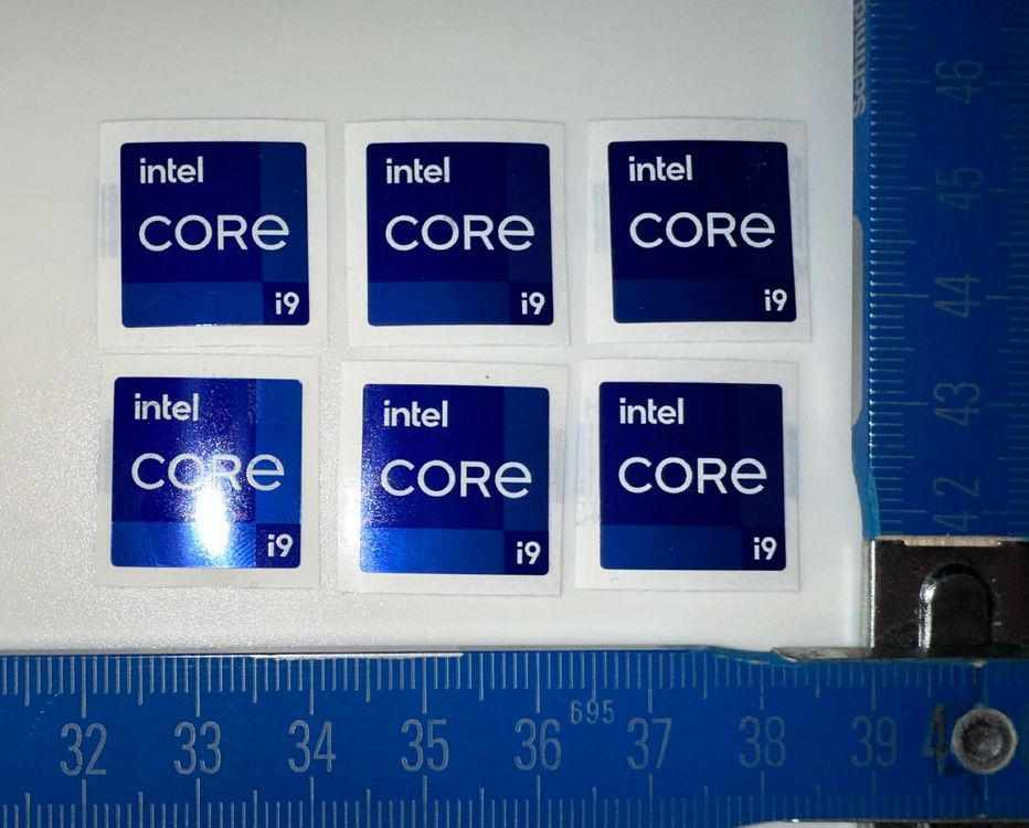 INTEL CORE i9 11th AUFKLEBER ¦ STICKER (Neu (gemäss Beschreibung)) in ...