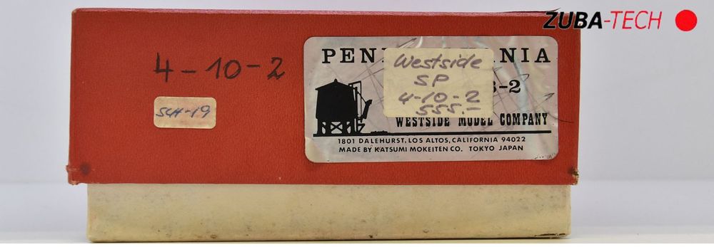 Westside Model Company Dampflok 2-10-2 SP H0 GS OVP (Gebraucht) in St ...