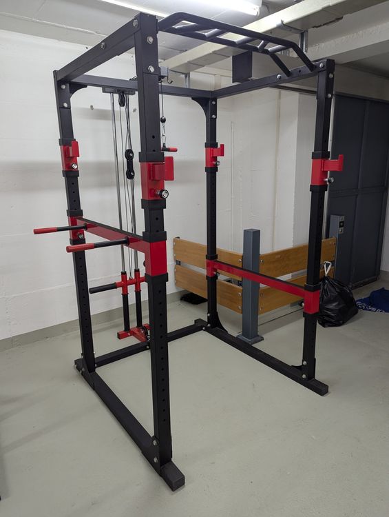 Power Lifting Station Rack für Dein Home Gym inkl. Latzug (Gebraucht ...