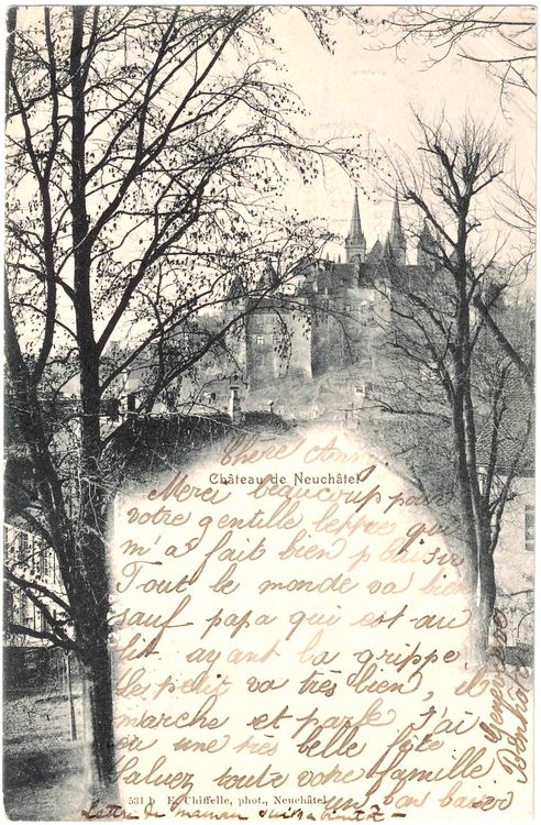 Château NEUCHÂTEL ca. 1900 (Gebraucht) in Oberdorf BL für CHF 3.95 – mit Lieferung auf Ricardo ...