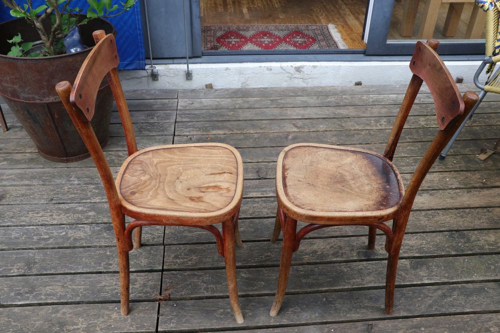 Horgen Glarus Emil Baumann Holzstühle 2Stück (Gebraucht) in heerbrugg ...