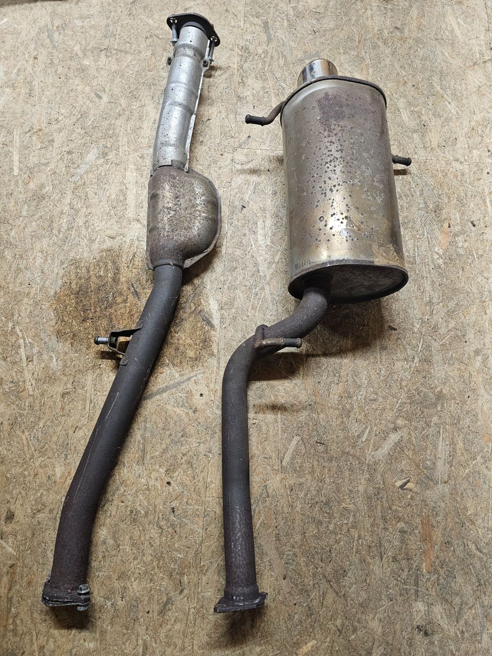 Original Subaru Impreza WRX STI (GDB) Auspuffanlage – OEM (Gebraucht ...