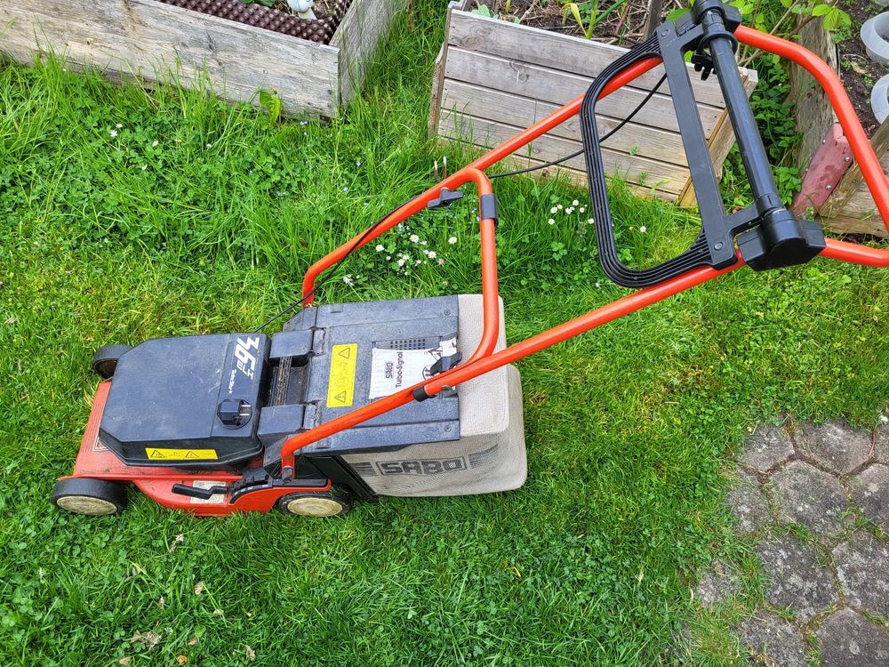 SABO Elektro Rasenmäher 36 ELH (defekt) - 1 CHF | Kaufen auf Ricardo