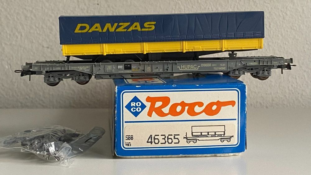 Roco 46365 SBB Hupac Tiefladewagen Chiasso (Neu (gemäss Beschreibung ...