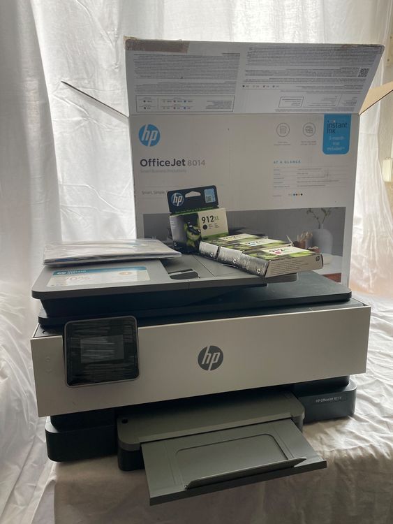 HP Office Jet 8014 Printer with Ink Cartridges (Gebraucht) in Buttikon ...