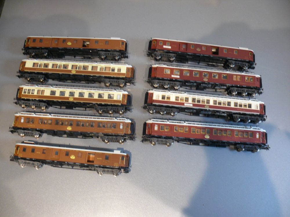 TRIX HO: 9 Wagen ORIENT Express; 2 Züge | Kaufen auf Ricardo