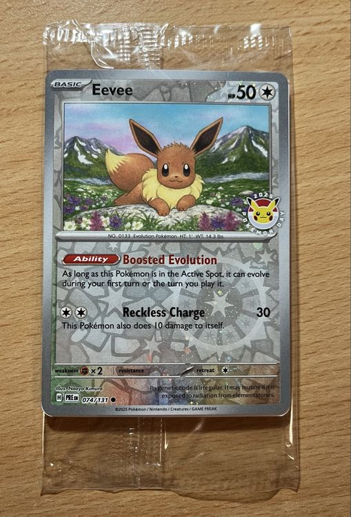Evee Pokemon Day 2025 Stamped Promo | Kaufen auf Ricardo