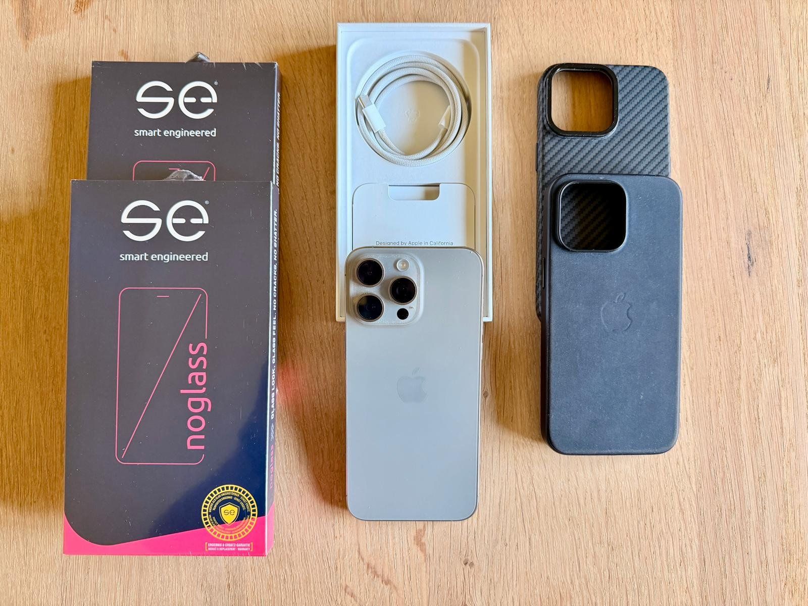 Apple iPhone 15 Pro Max 256GB – Titan Natur – Top Zustand! (Gebraucht ...