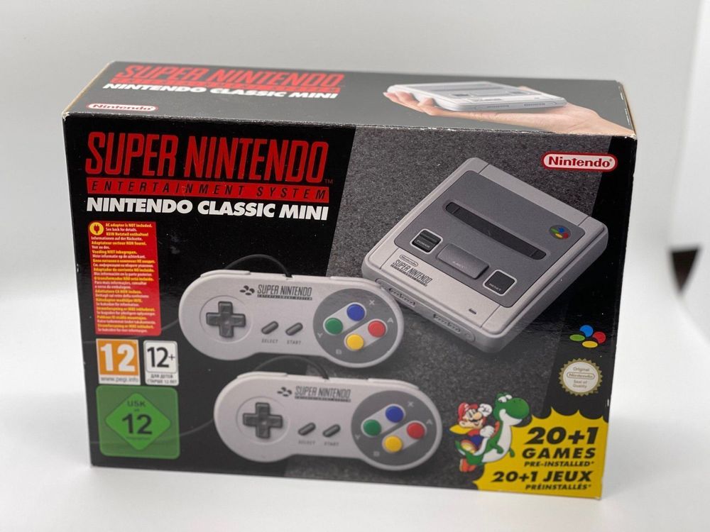 SNES Mini - Super Nintendo Classic Mini mit 180 Games (Gebraucht) in ...