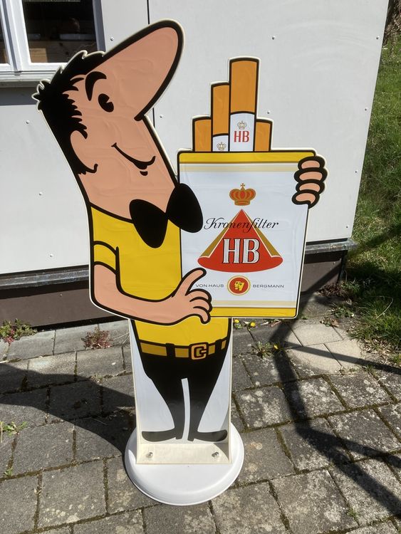 Cigaretten Reklame Display vintage kult HB Männchen 70‘s (Gebraucht) in Seftigen für CHF 104 ...