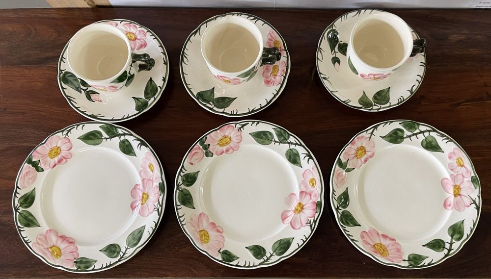 Kaffeetasse + Kuchen Teller , WILD-ROSE - VILLEROY & BOCH | Kaufen auf Ricardo