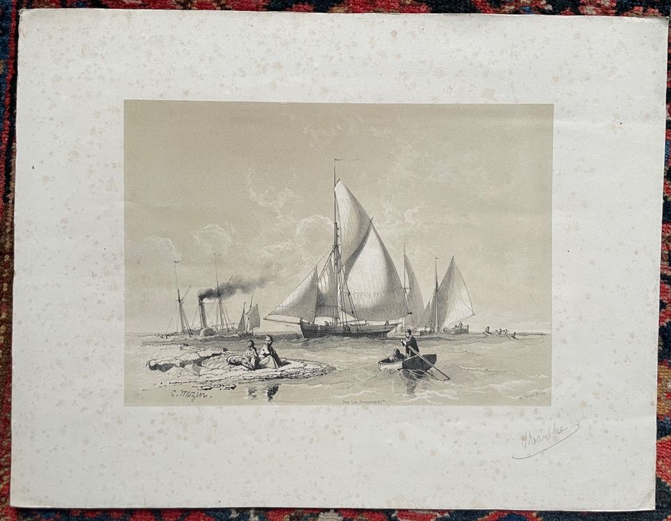 Charles Mozin lithographie marine No 21 (Gebraucht) in Biel/Bienne für CHF 42 – mit Lieferung ...