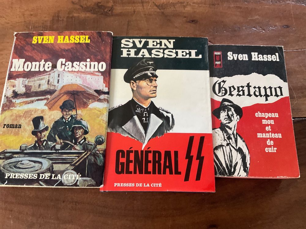 Lot 3 Livres Sven Hassel: Général SS, Gestapo, Cassino (D'occasion) à ...