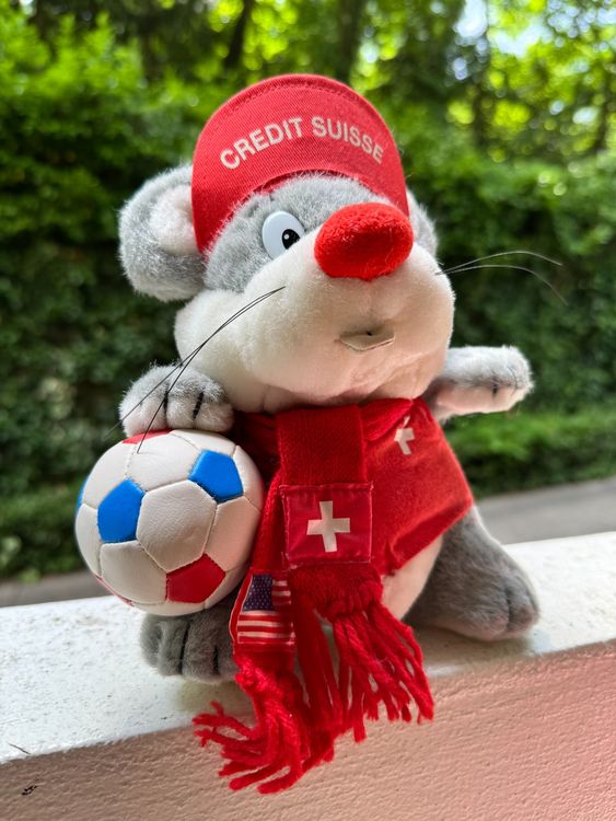Peluche Credit Suisse mascotte foot | Kaufen auf Ricardo