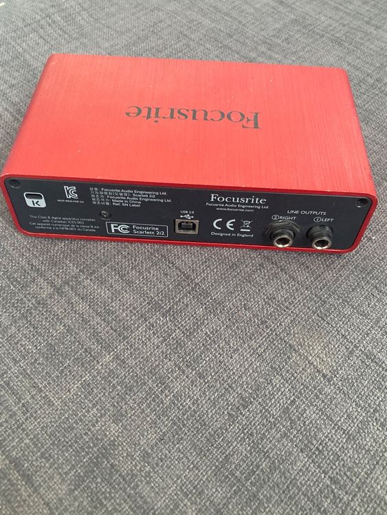 Carte son Focusrite Scarlet 2i2 (1st Gen) | Kaufen auf Ricardo
