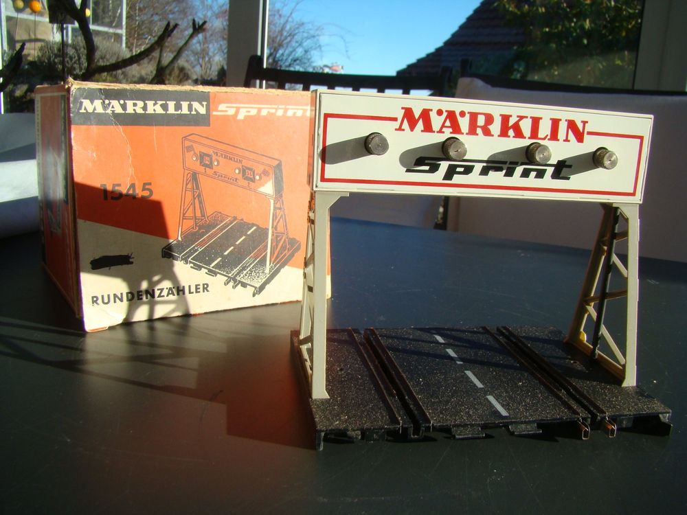 Märklin Sprint Autorennbahn Rundenzähler 1545 ovp cool (Gebraucht) in ...