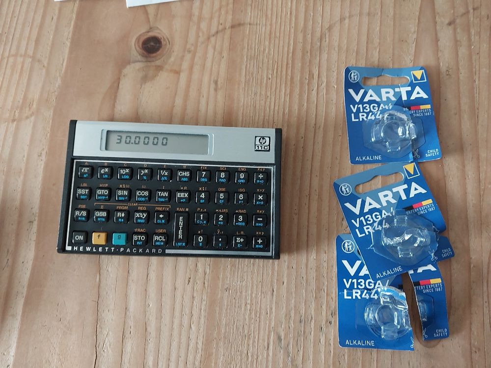 HP 11C Rechner, Vintage, inkl. Neue Batterien & Etui (Gebraucht) in ...