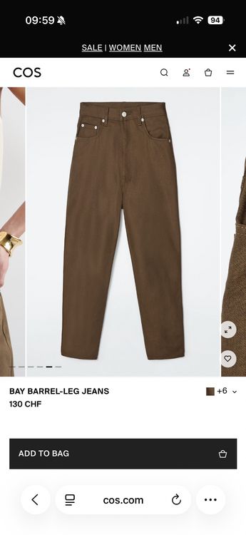 COS Bay Barrel leg Jeans (27) (Neu und originalverpackt) in Basel für ...