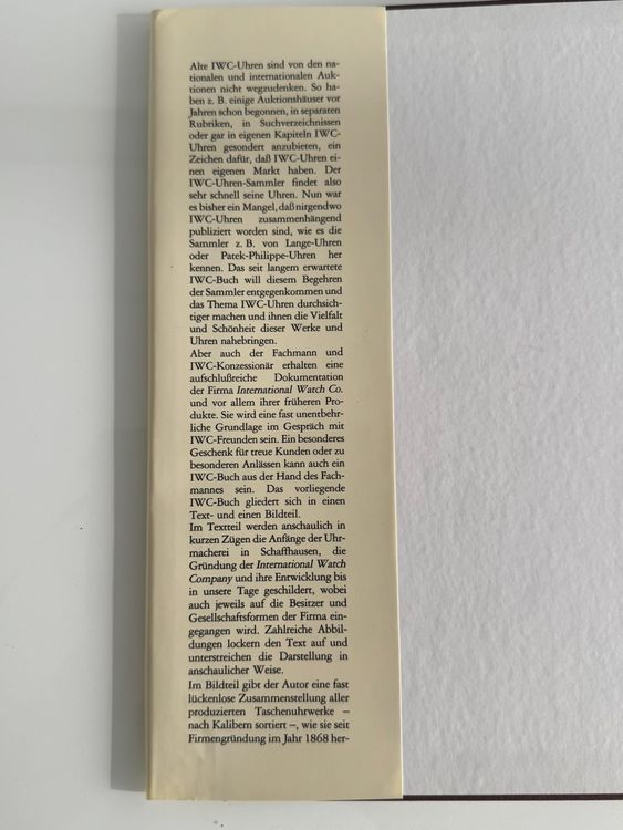 Buch Reinhard Meis IWC-Uhren, Schaffhauser, Top Zustand! (Gebraucht) in ...
