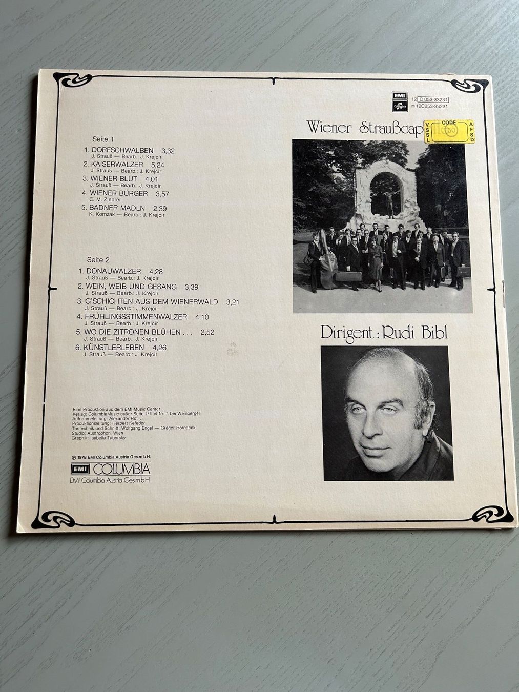 LP: Die schönsten Wiener Walzer zum Tanzen (Gebraucht) in Zürich für ...