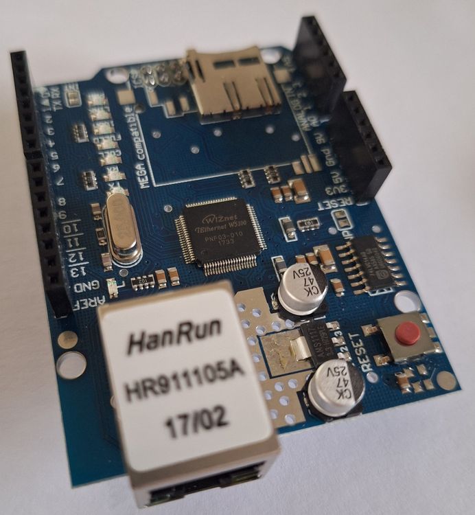 Ethernet Shield HR911105A W5100 zu Arduino | Kaufen auf Ricardo