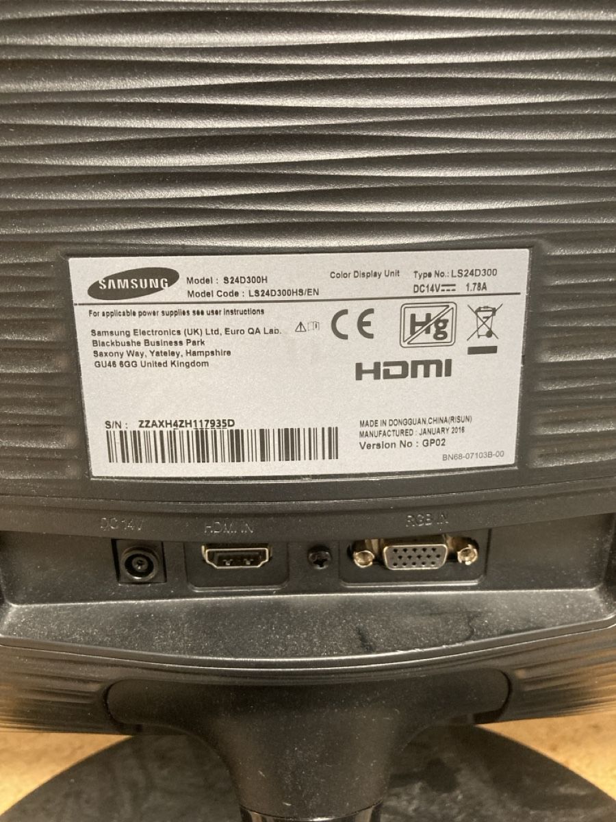 Samsung Monitor SyncMaster S24D300H - Top für Homeoffice (Gebraucht) in ...