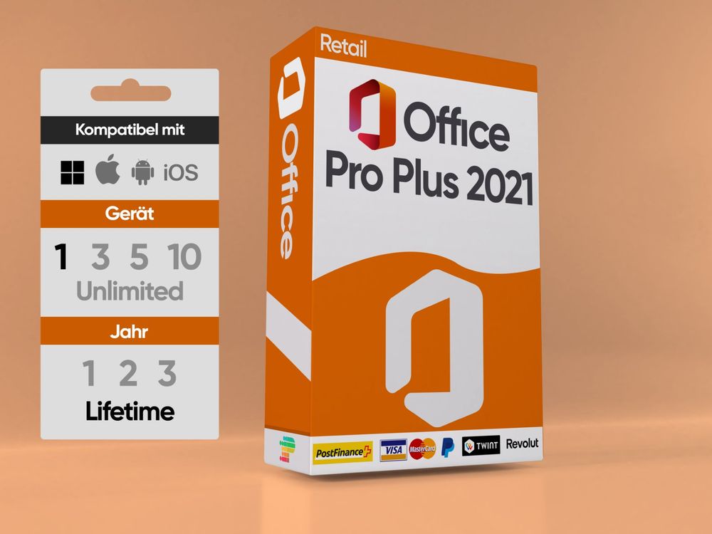 Office Professional Plus 2021 | 1 PC | Retail (Gebraucht) in Langenthal ...