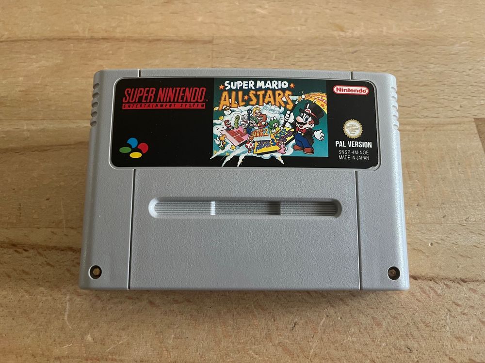 Super Mario All-Stars SNES Modul PAL Version (Gebraucht) in Thalwil für ...