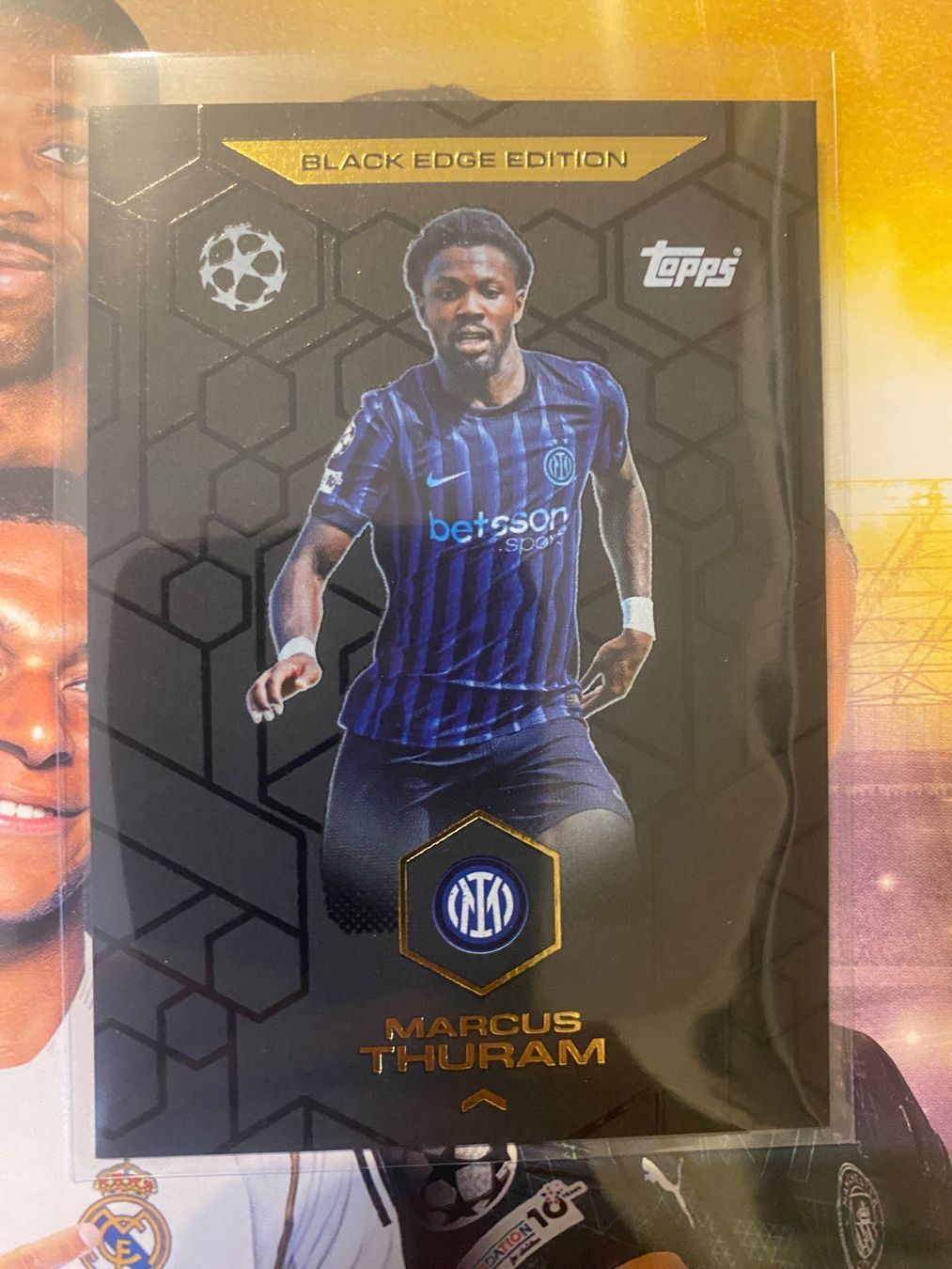 Topps Match Attax 25/26 Black Edge Thuram BE9 (Neu (gemäss Beschreibung ...