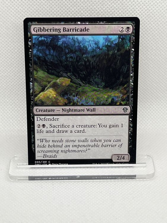 Magic Karte - Gibbering Barricade - DMU (Gebraucht) in Hinterkappelen ...