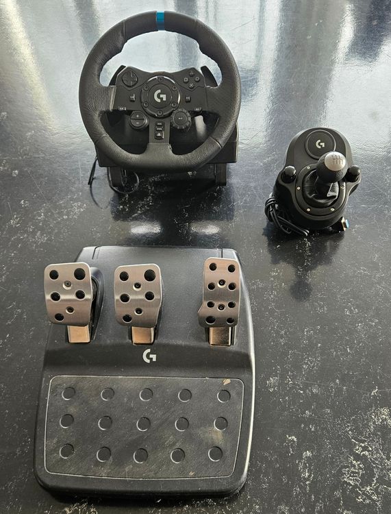 Logitech G923 True Force Lenkrad mit Schalthebel (Gebraucht) in ...