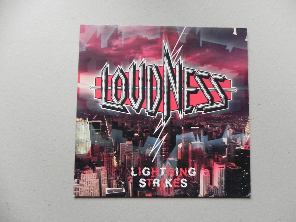 LP Japan Heavy Metal Band Loudness 1986 Lightning Strikes (Gebraucht ...