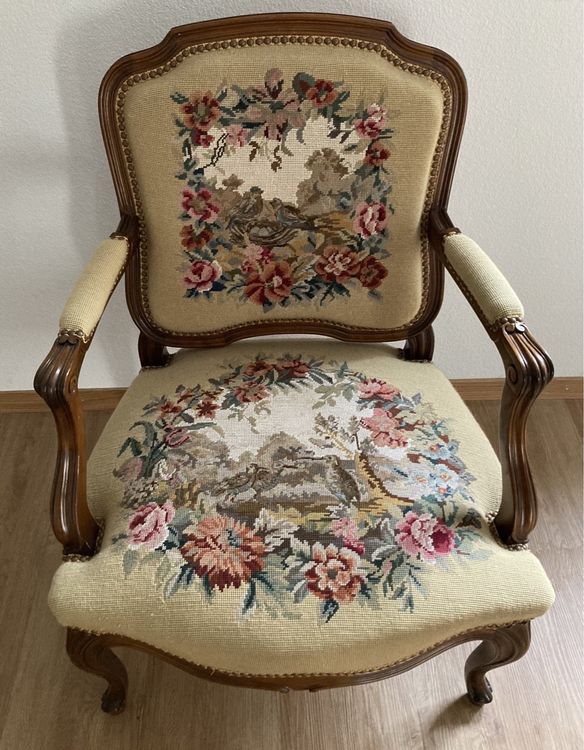 Gobelin Orginal Stuhl | Kaufen auf Ricardo