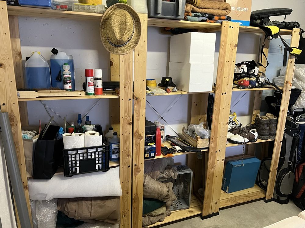 Holzregal Keller / Garage | Kaufen auf Ricardo