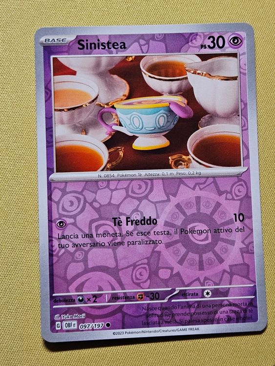 Obsidian Flames - Sinistea 097/197 IT (Gebraucht) in Bellinzona für CHF ...