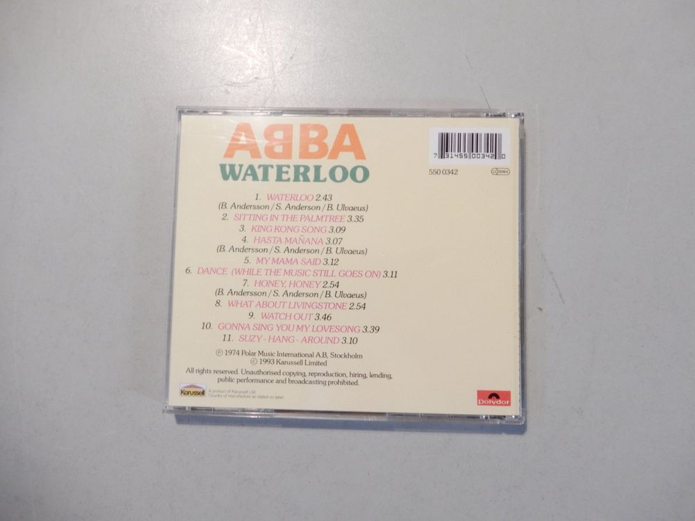 ABBA - Waterloo (CD, Album, Reissue) Super Hit Rarität! (Gebraucht) in ...
