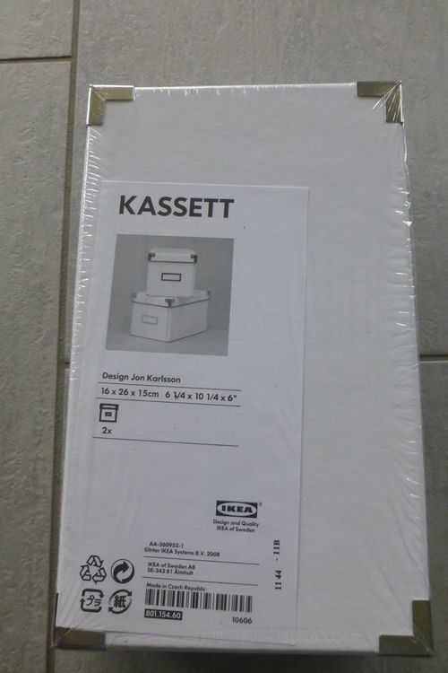 IKEA Kassett Boxen 2er Set, neu & originalverpackt! (Neu und originalverpackt) in Grenchen für ...