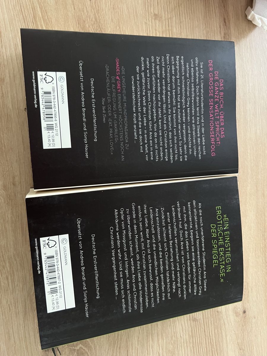 2x Shades of Grey - Geheimes Verlangen + Befreite Lust (Gebraucht) in ...