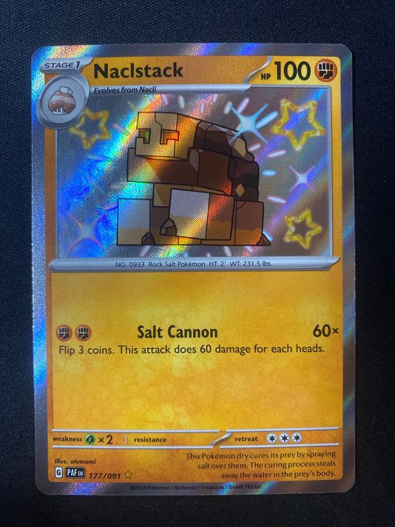 Shiny Naclstack 177 - Sedisal - Paldean Fates - EN (Neu (gemäss ...