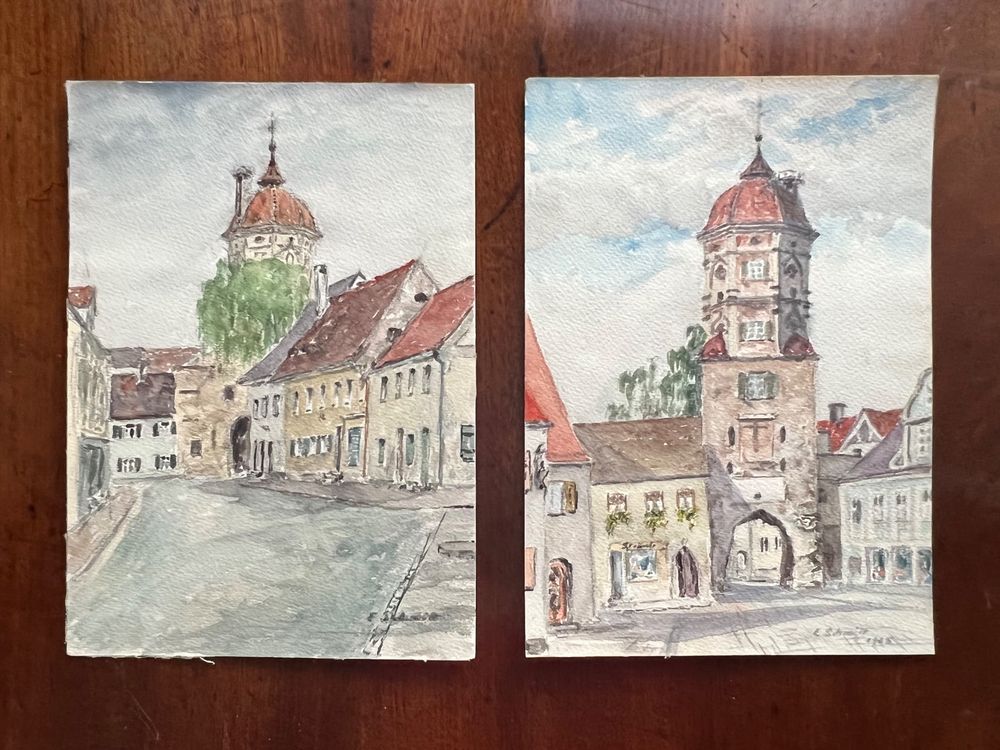 2 Aquarelle | Kaufen auf Ricardo