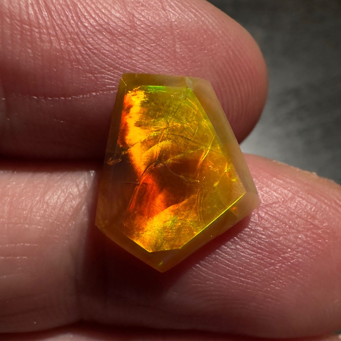 Natural Ethiopian Opal - 14 x 12 mm - 3.20 ct (Neu (gemäss Beschreibung ...