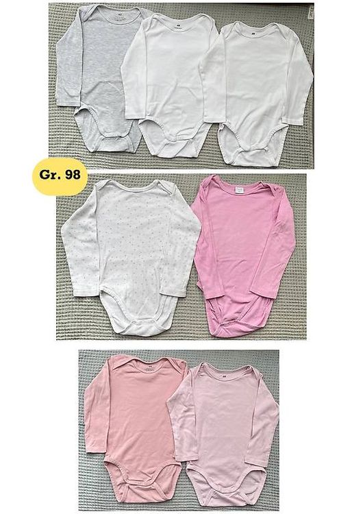 Gr.98, 7x Bodies langarm Mädchen (Gebraucht) in Gattikon für CHF 8 – nur Abholung auf Ricardo kaufen