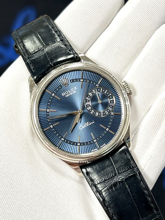 Rolex Cellini Blue 39mm Full Set (Gebraucht) in Nyon für CHF 18750 ...