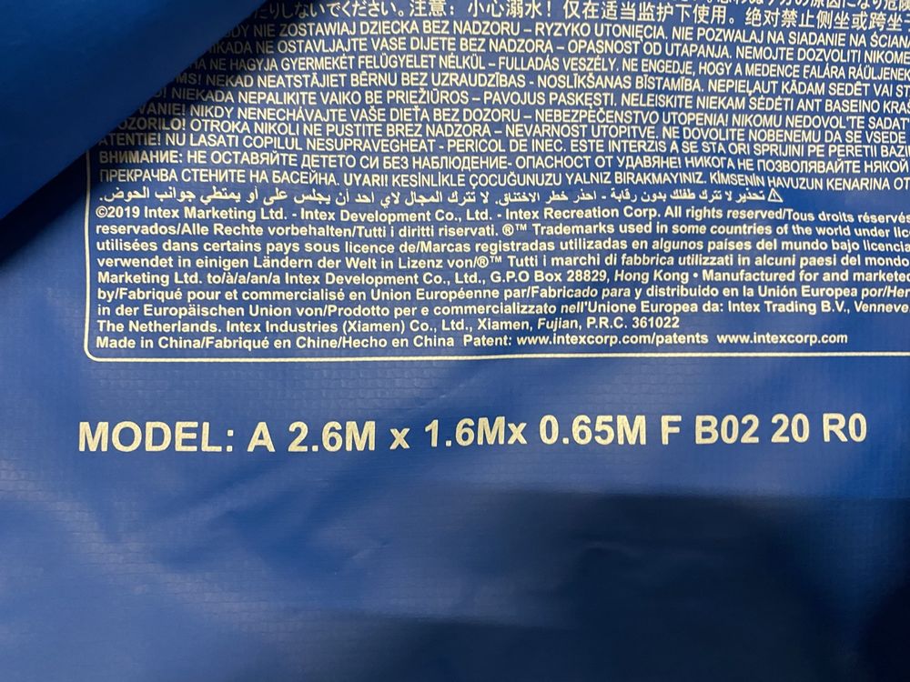 Intex Pool Frame 2.6m x 1.6m (Gebraucht) in Belp für CHF 25 – mit ...